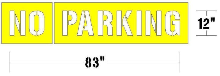 Parking Lot Stencils – Pavement Depot