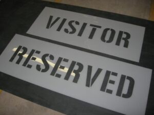 Parking Lot Stencils – Pavement Depot